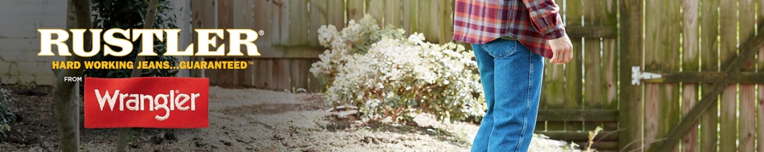 Rustler Classic – Durable Men’s Jeans Built for Everyday Comfort