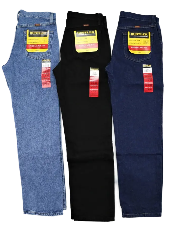 Rustler Classic – Durable Men’s Jeans Built for Everyday Comfort